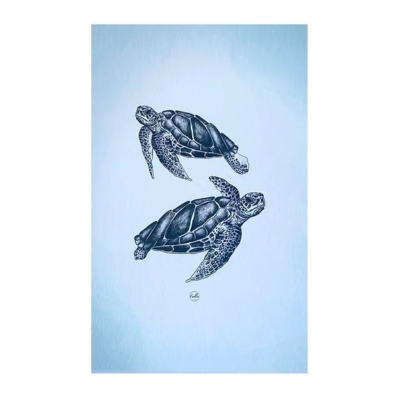 Double Turtle A4 Art Prints - Australian Local Artist NOELLE CREATES ...